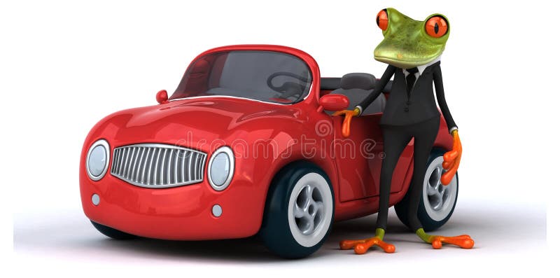 Frog Driving Car Stock Illustrations – 108 Frog Driving Car Stock ...