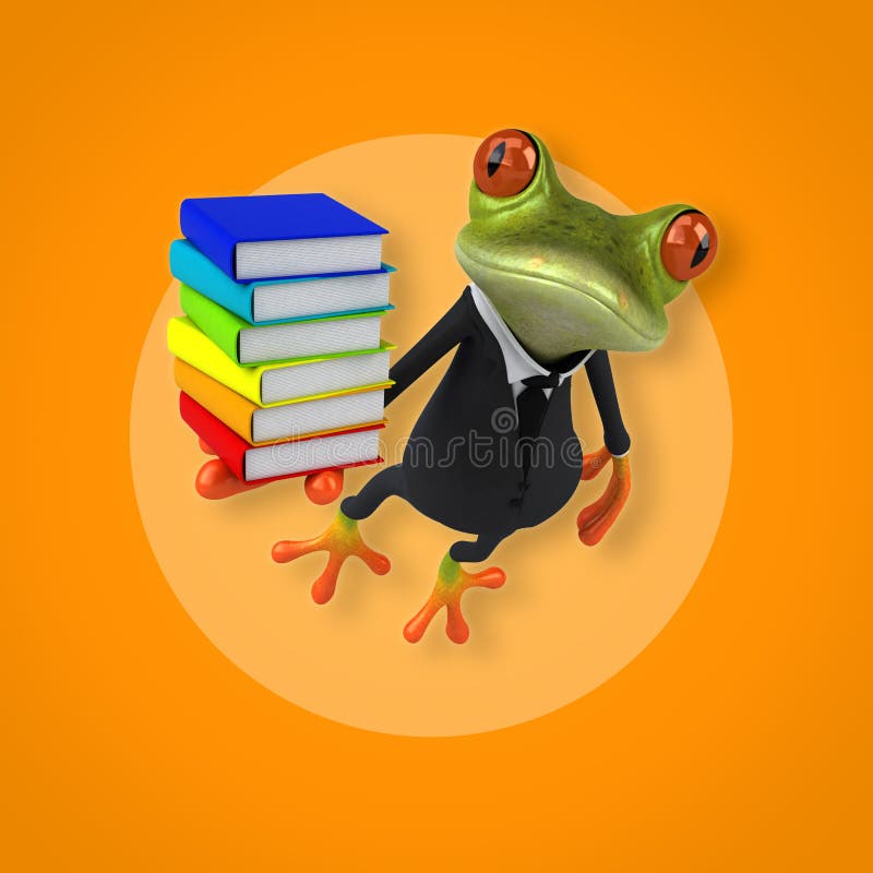 Fun frog stock illustration. Illustration of amphibian - 72056730