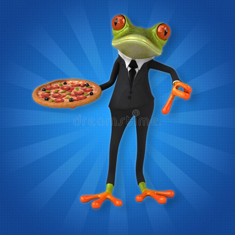 Fun frog stock illustration. Illustration of green, food - 77340378