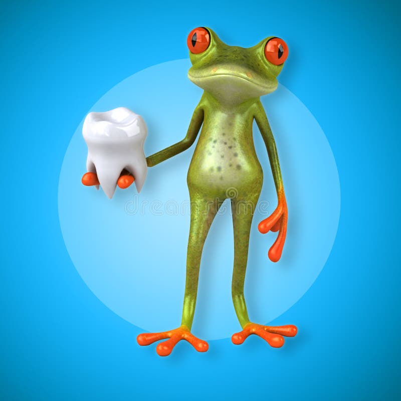 Fun frog stock illustration. Illustration of teeth, tropics - 77340589