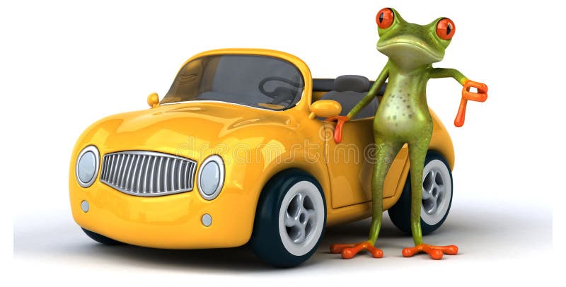 Frog Driving Car Stock Illustrations – 108 Frog Driving Car Stock ...