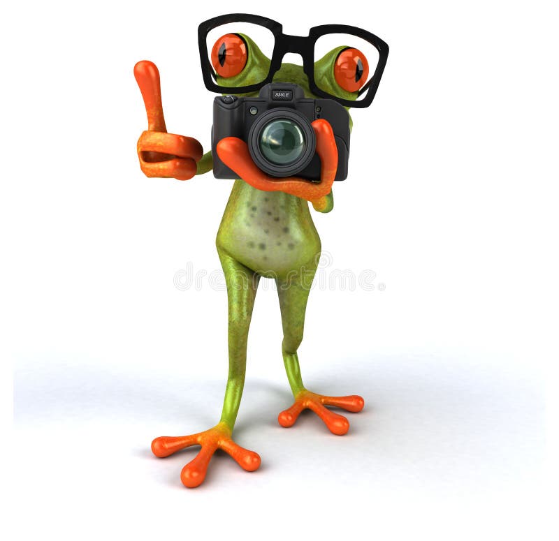 Fun frog stock illustration. Illustration of isolated - 81687550