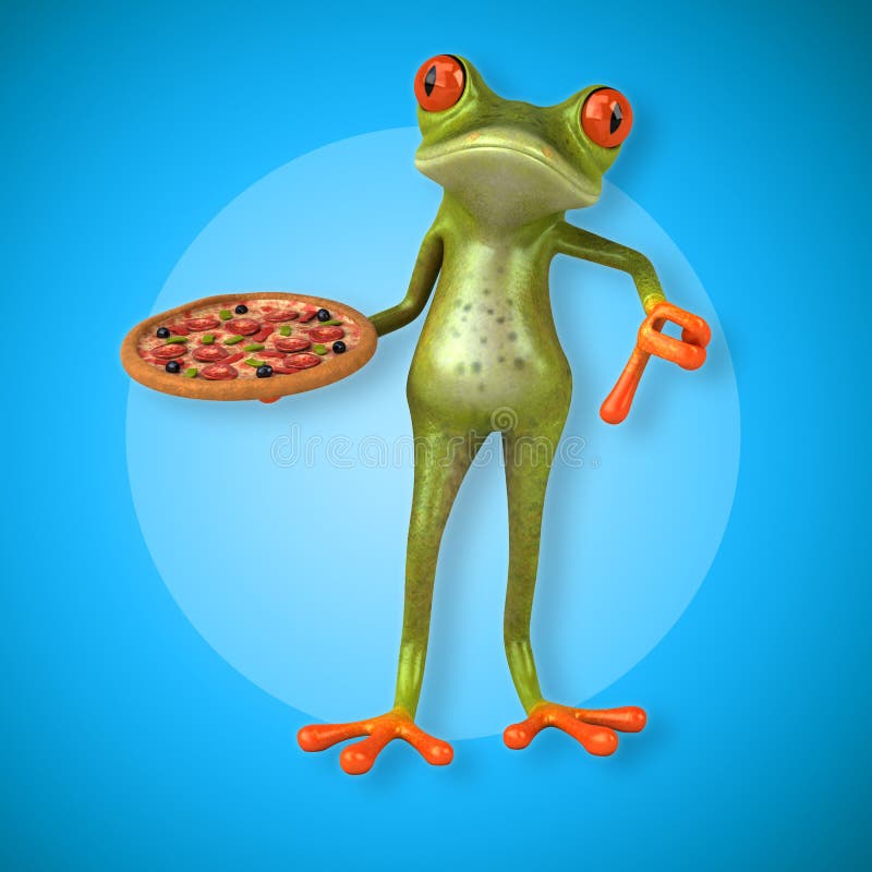 Fun frog stock illustration. Illustration of food, sticky - 98065250