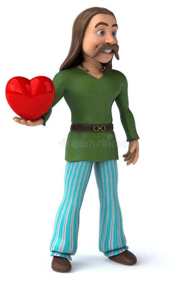 Fun Gaul - 3D Illustration stock illustration. Illustration of ...