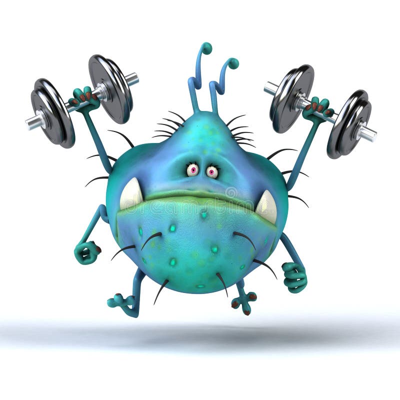 Fun germ stock illustration. Illustration of ugly, theme - 173813911