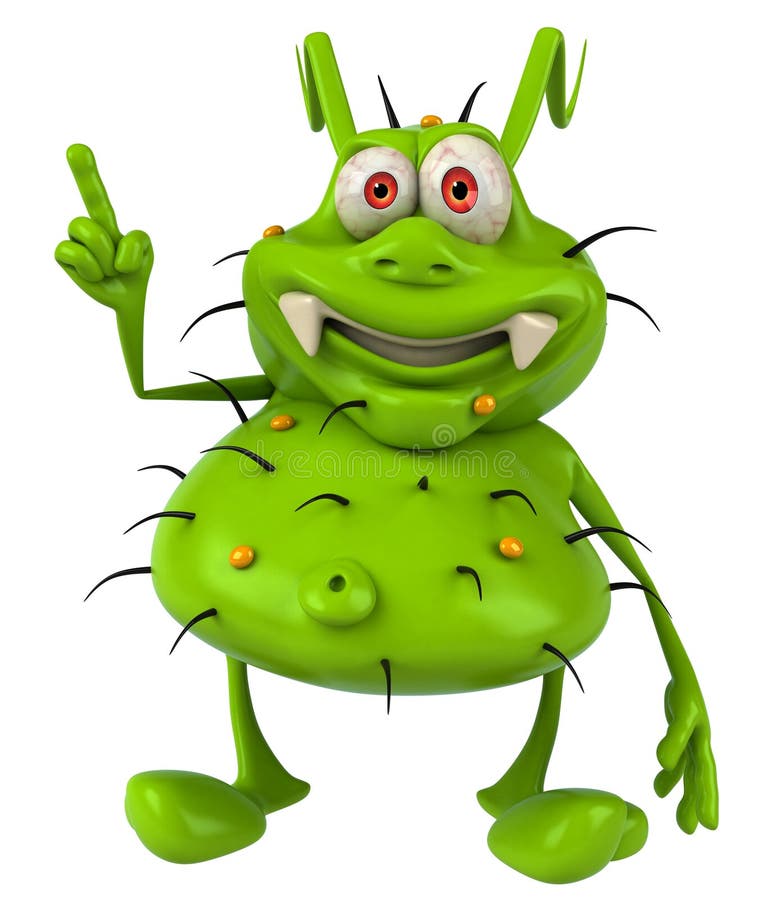 Fun germ stock illustration. Illustration of illness - 44940404