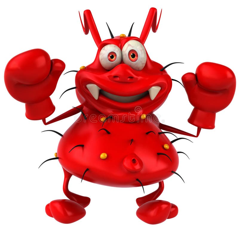 Germ boxing stock illustration. Illustration of illustrated - 18374724