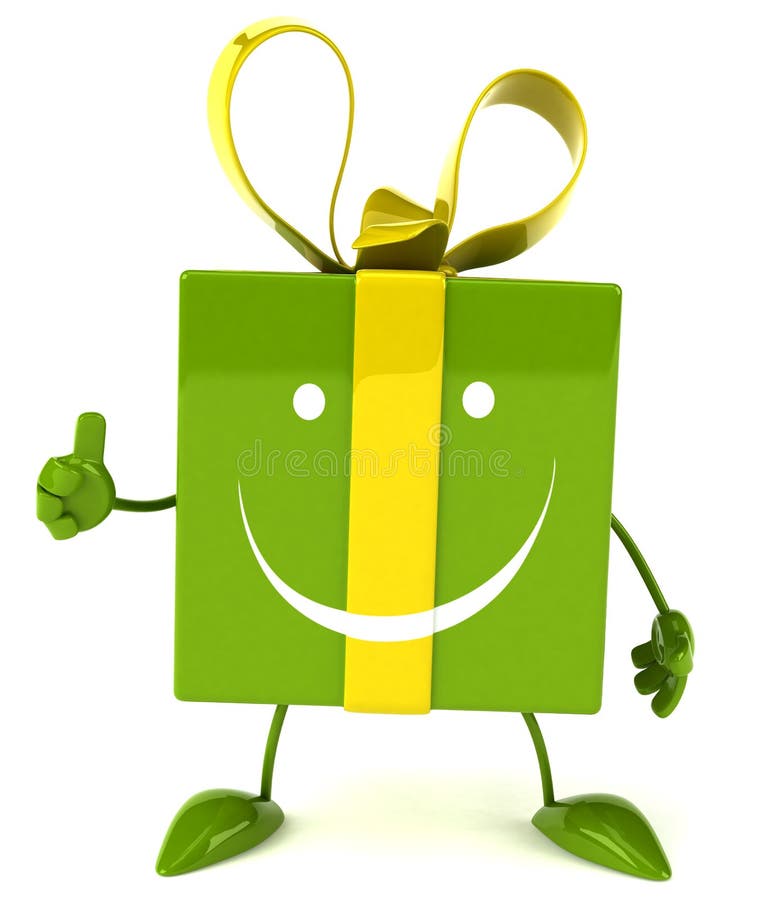 Fun gift stock illustration. Illustration of event, decoration - 44695431