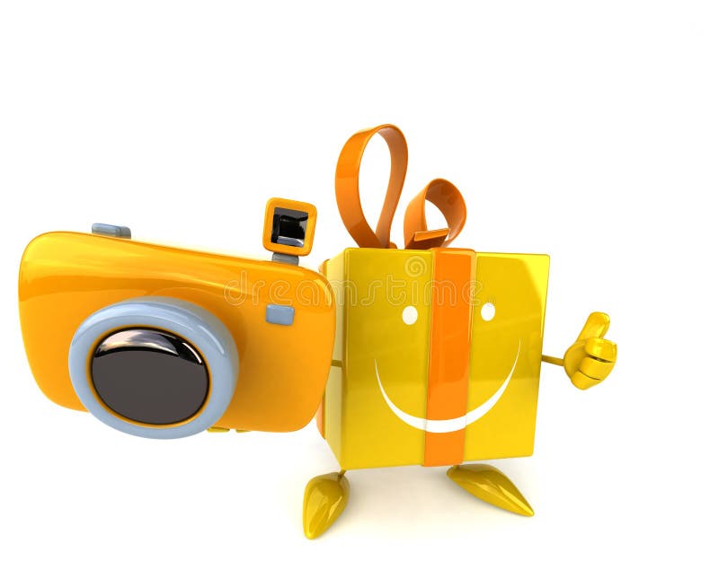 Fun gift stock illustration. Illustration of cartoon - 55881999