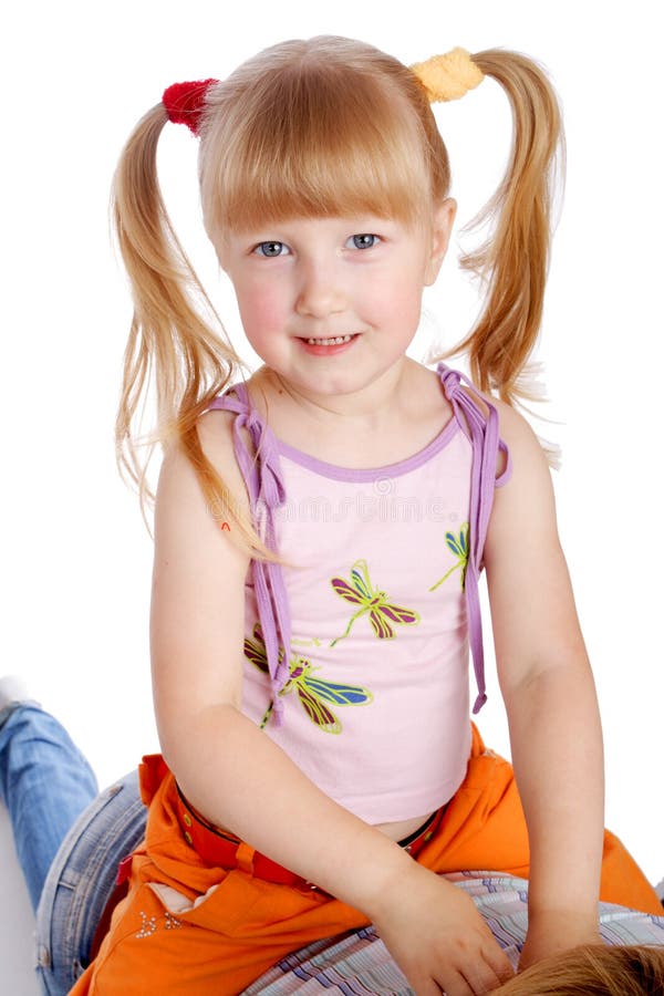 Fun girl stock image. Image of desk, artwork, homework - 2774761