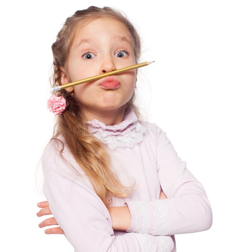 Fun girl stock image. Image of lovely, daughter, little - 2930859