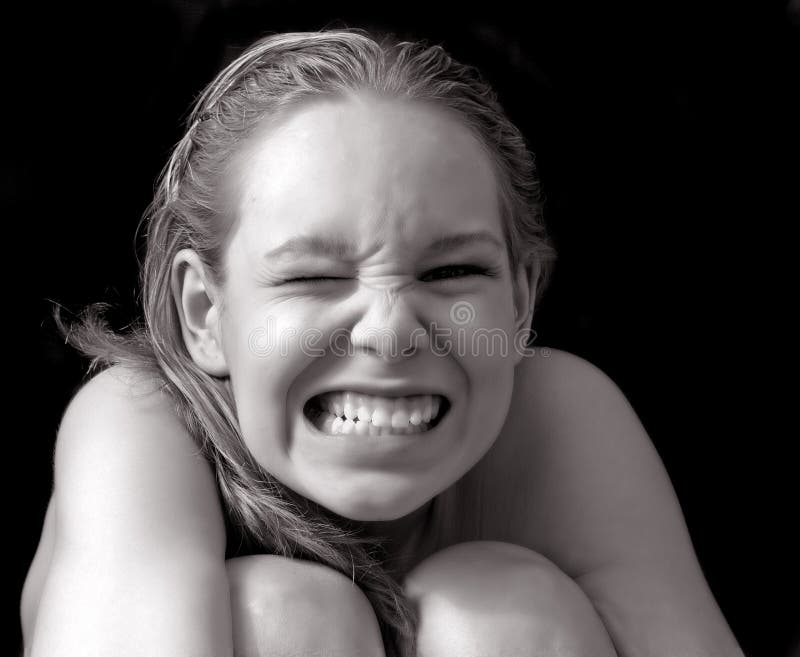 Fun girl smile stock image. Image of happiness, humor - 4679155