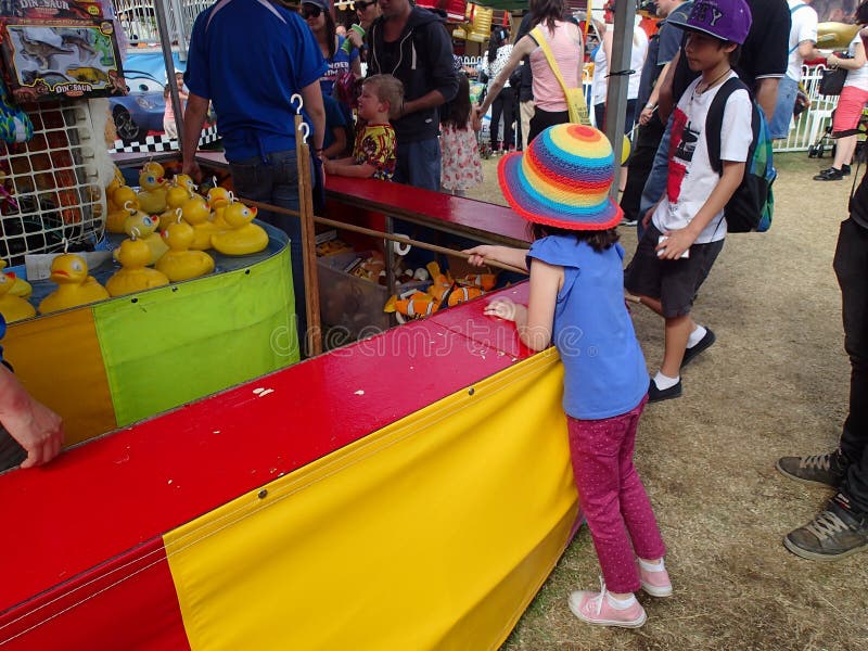 A Sideshow Game Booth in Johor Bahruâ€™s Danga Bay Theme Park Editorial ...