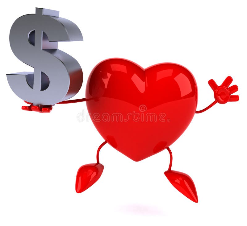 Fun heart stock illustration. Illustration of symbol - 45552151