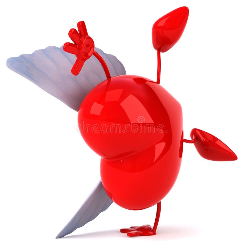 Fun heart stock illustration. Illustration of health - 46647841