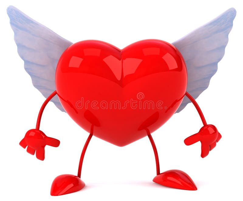 Fun heart stock illustration. Illustration of graphic - 46647889