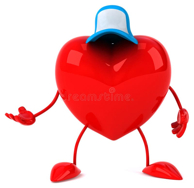 Fun heart stock illustration. Illustration of valentine - 46666167