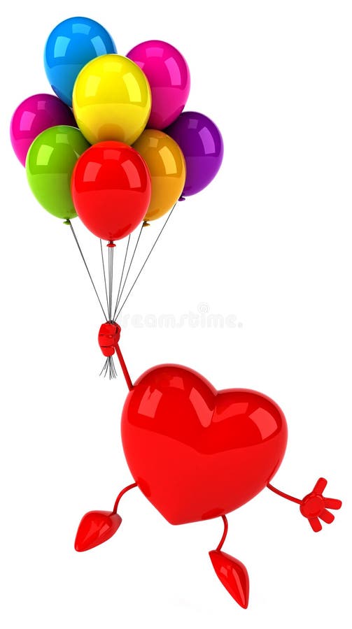 Fun heart stock illustration. Illustration of graphic - 47357058