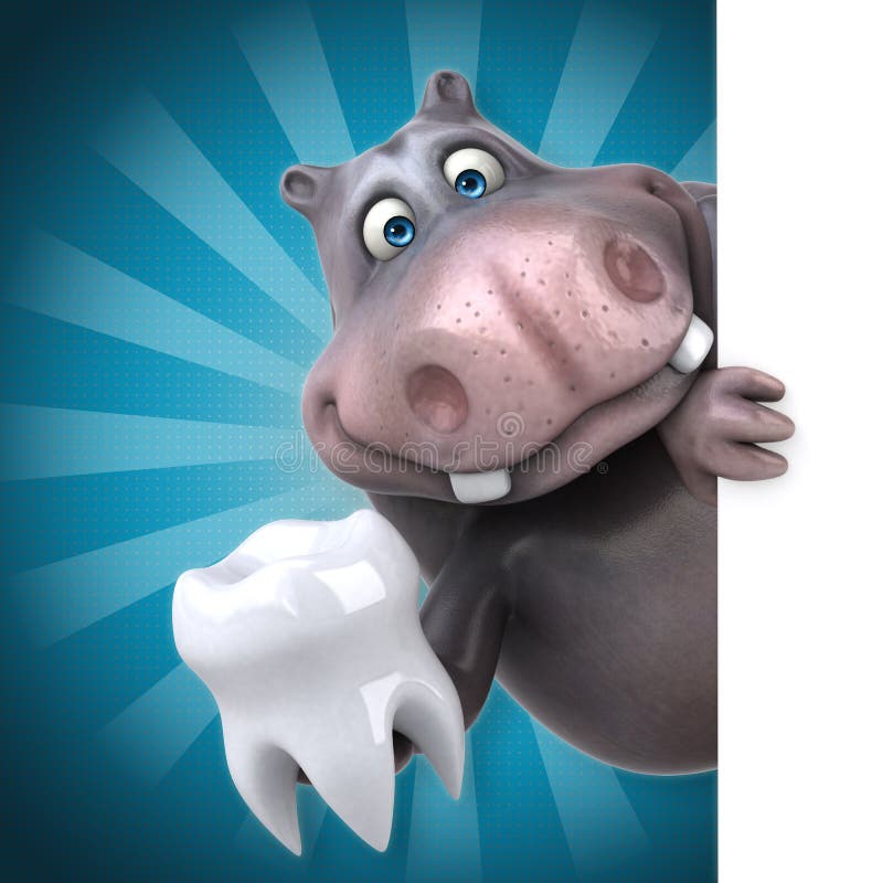 Fun hippo stock illustration. Illustration of animal - 68960478