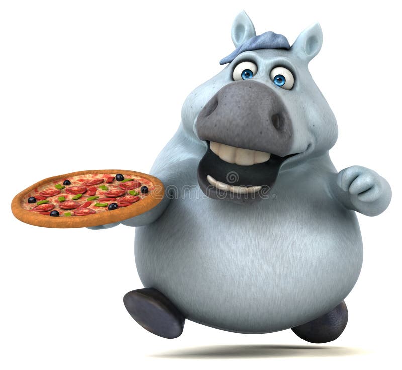 Fun Horse - 3D Illustration Stock Illustration - Illustration of ...