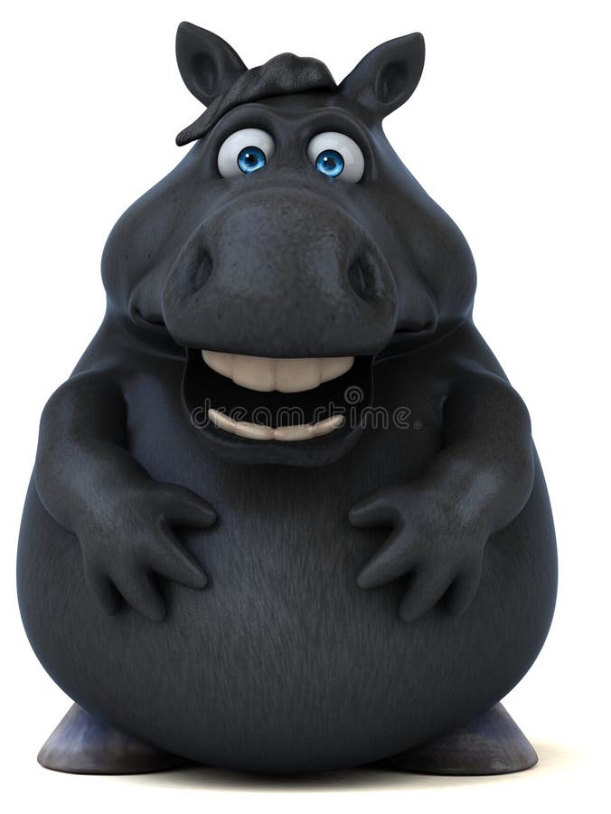 Fun Horse - 3D Illustration Stock Illustration - Illustration of ...