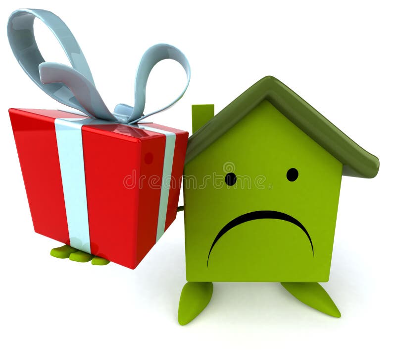 Fun house stock illustration. Illustration of gift, build - 44456260
