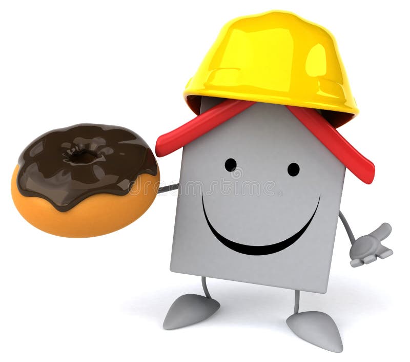 Fun house stock illustration. Illustration of labor, housing - 55452531