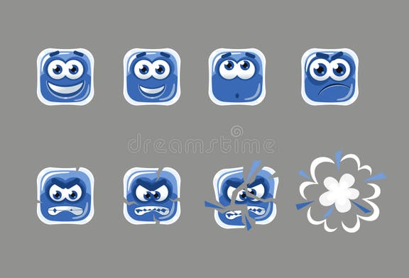 Funny Angry Ice Cube Stock Illustrations – 17 Funny Angry Ice Cube ...