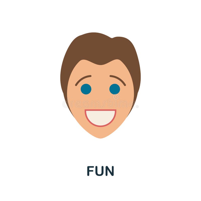 Fun Icon. Simple Element from Core Values Collection. Creative Fun Icon ...