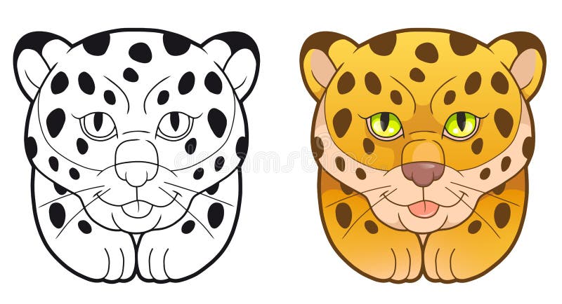 Fun Illustration, Cute Leopard Stock Illustration - Illustration of ...