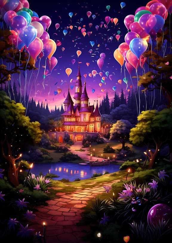 Fun invitation backdrops stock illustration. Illustration of greeting ...