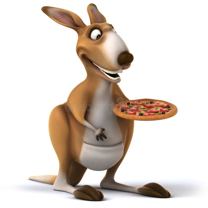 Kangaroo Pizza Stock Illustrations – 27 Kangaroo Pizza Stock ...