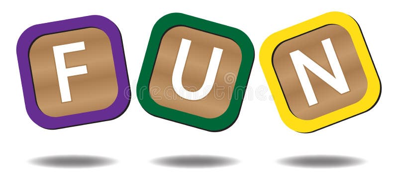 Fun Kids Blocks stock illustration. Illustration of play - 109435488