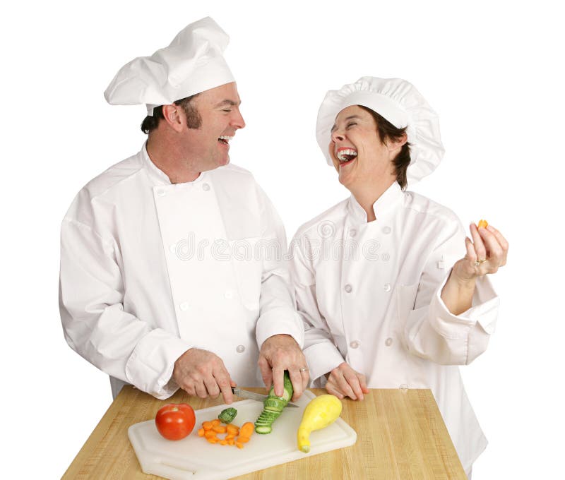 Fun in the Kitchen stock photo. Image of isolated, flirting - 2997908
