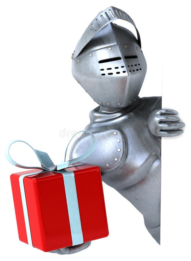 Fun knight stock illustration. Illustration of male, armour - 82477156