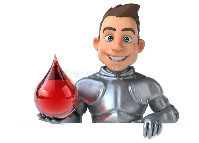 Fun knight stock illustration. Illustration of care, blood - 84400960