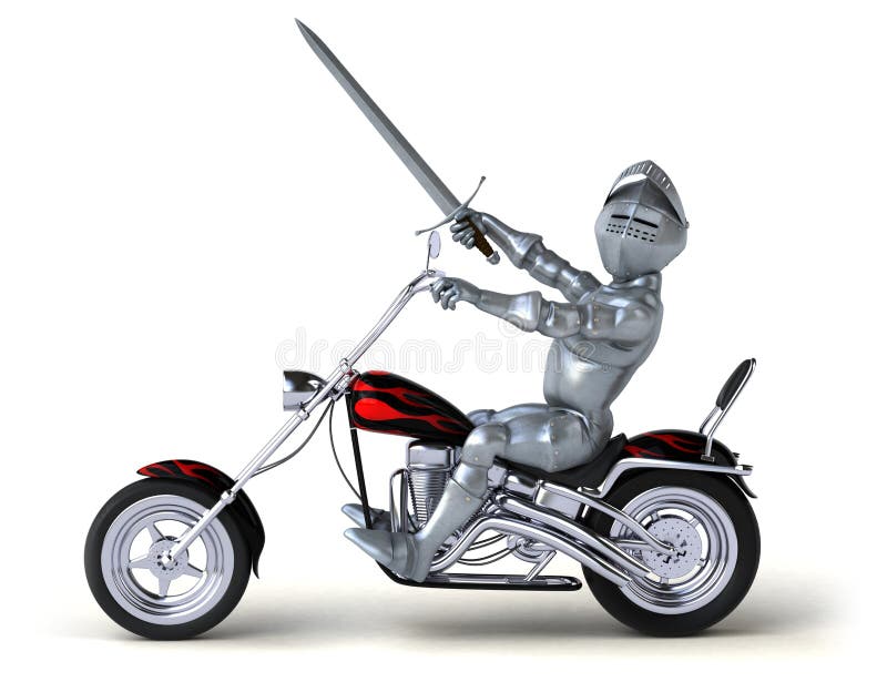 Knight Motorcycle Stock Illustrations – 146 Knight Motorcycle Stock ...