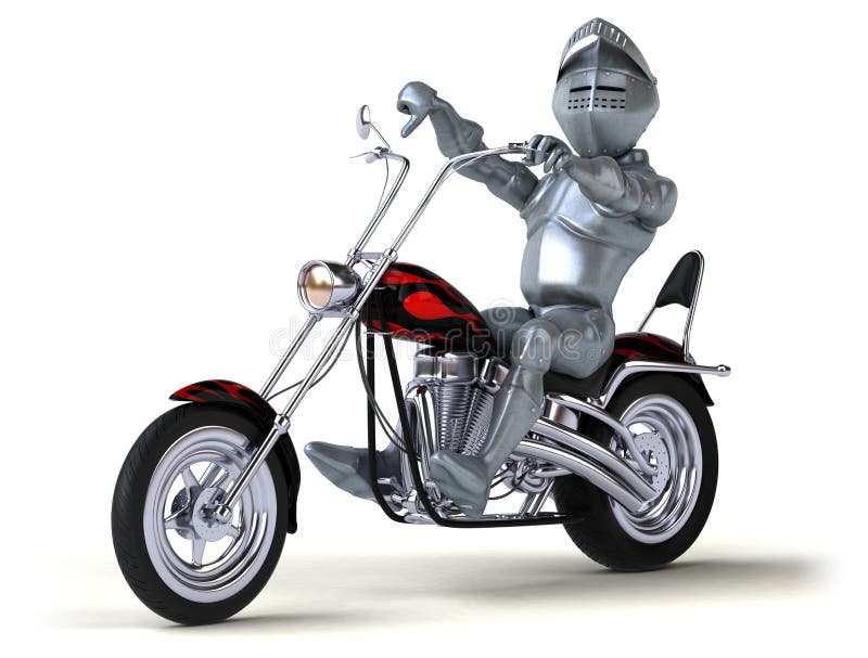 Knight Motorcycle Stock Illustrations – 146 Knight Motorcycle Stock ...