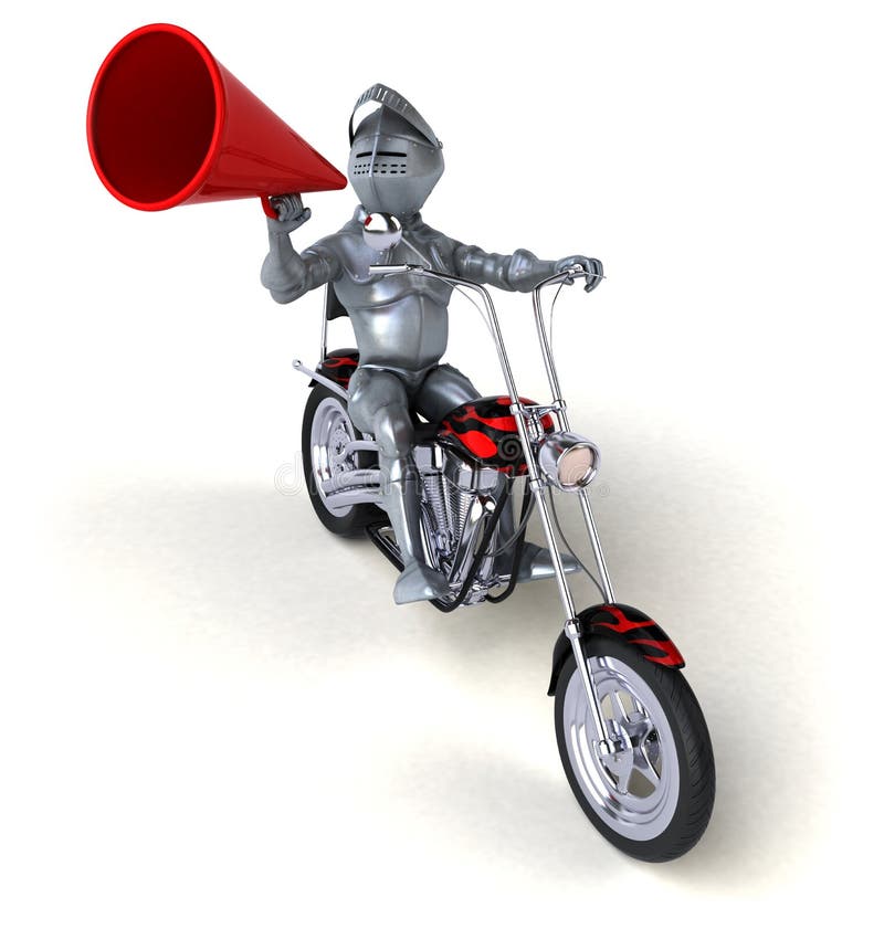Knight Motorcycle Stock Illustrations – 146 Knight Motorcycle Stock ...