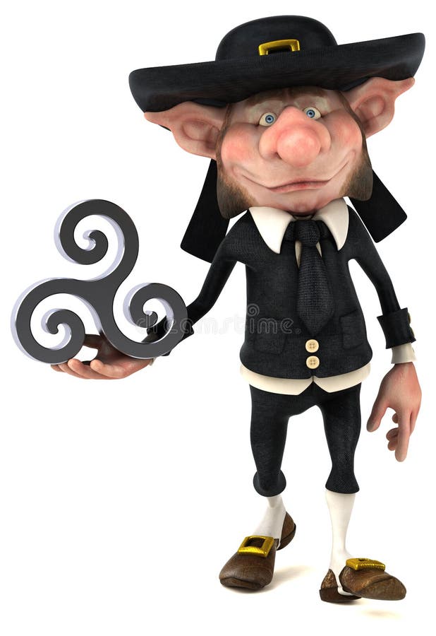 Fun Korrigan - 3D Illustration Stock Illustration - Illustration of ...