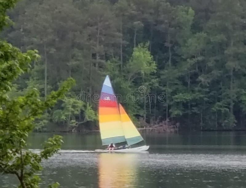 Fun at the lake stock image. Image of boat, lake, water - 122381449