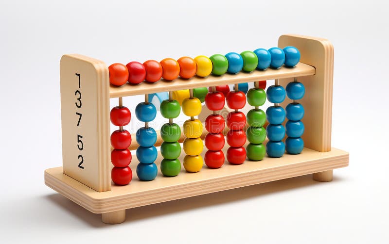 Fun Learning Tool on White Background Stock Illustration - Illustration ...