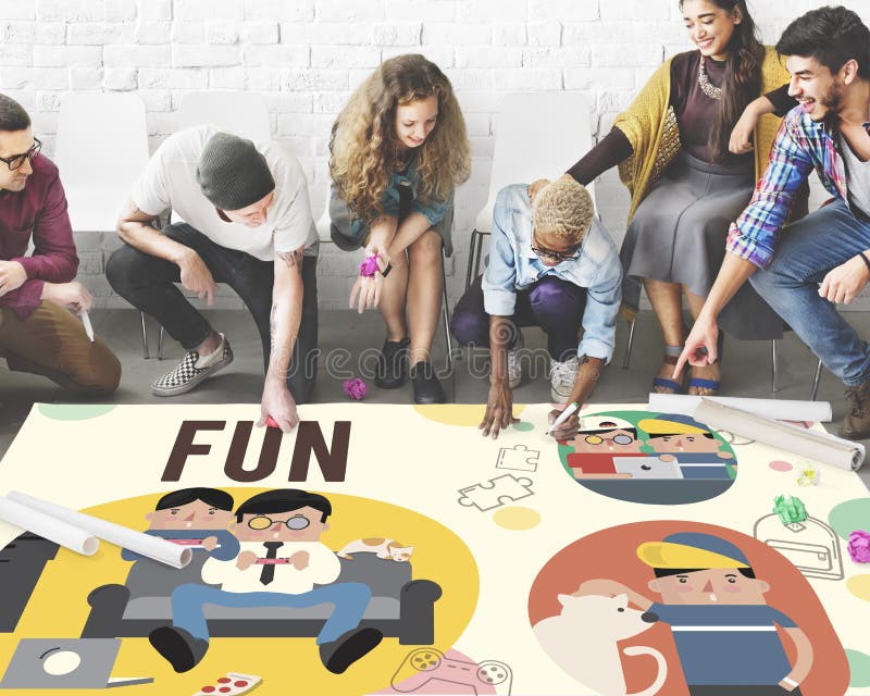 Fun Lifestyle Happiness Hobby Concept Stock Image - Image of interests ...