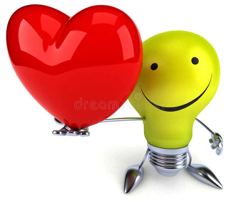 Fun light bulb stock illustration. Illustration of bulb - 45461148