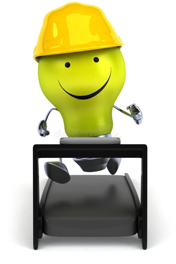 Fun light bulb stock illustration. Illustration of object - 45461209