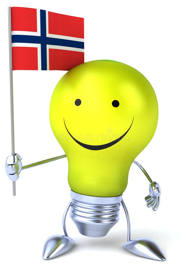 Fun light bulb stock illustration. Illustration of solutions - 55760655