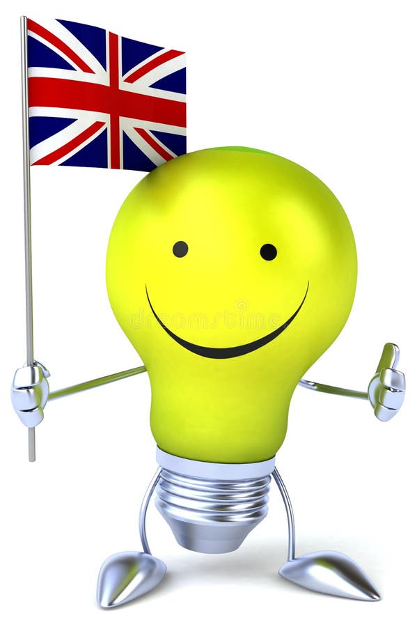 Fun light bulb stock illustration. Illustration of create - 57829599