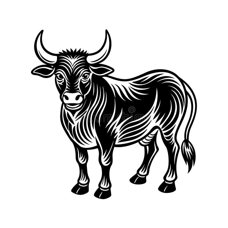 Ox Linocut Stock Illustrations – 8 Ox Linocut Stock Illustrations ...