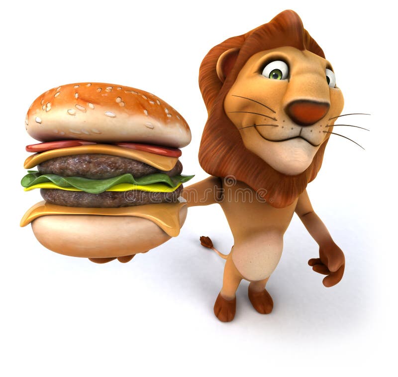 Fun lion stock illustration. Illustration of dangerous - 49296672