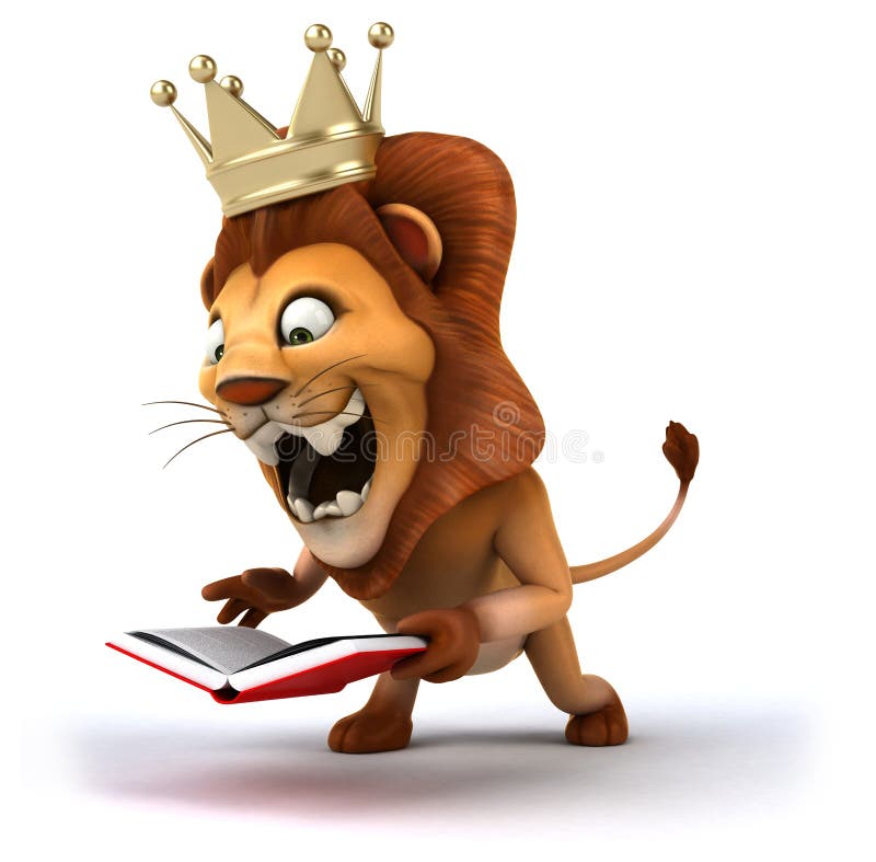 Fun lion stock illustration. Illustration of natural - 50803901